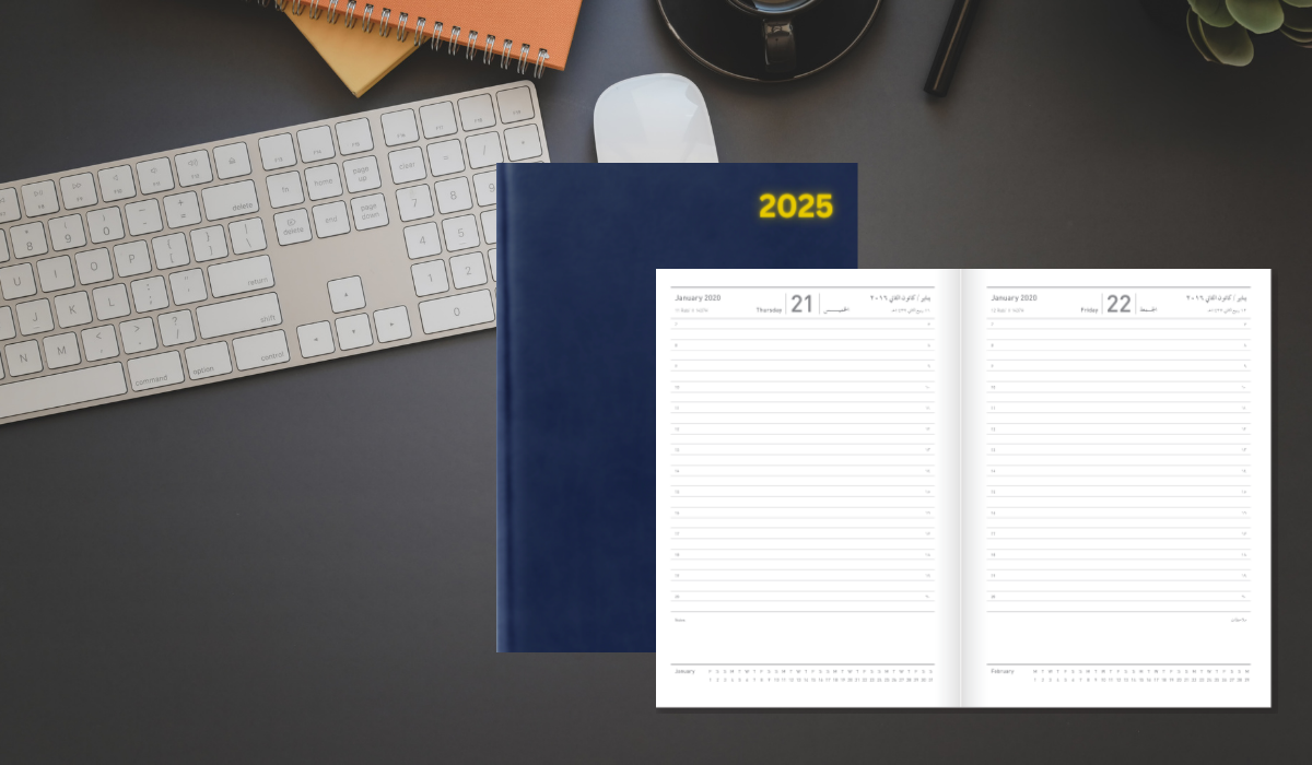 Custom Branded Orca 2026 Office Diaries - A5 Daily Planner – Tellurian