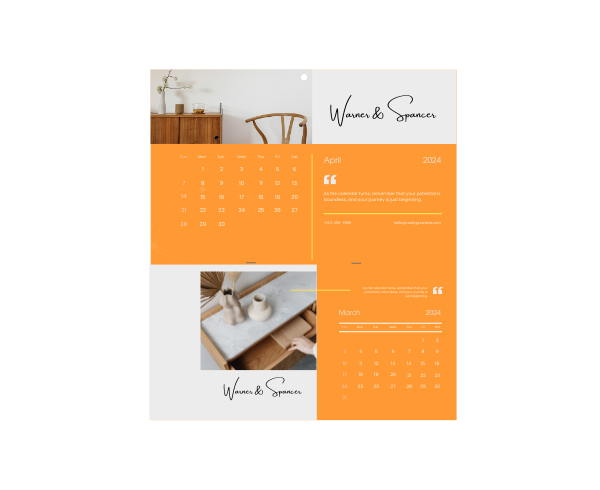 Brochure Calendars Print on Demand | Custom 2026 Calendar Booklets ...