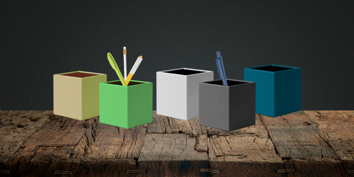 Custom Leather Pen Holders & Pen Pots - Branded Desk Organizers – Tellurian